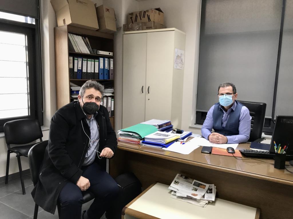 Στον ΕΛΓΑ Ηρακλείου μετά την έντονη χαλαζόπτωση ο Νίκος Ηγουμενίδης